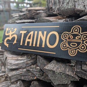 Rustic Taino Sign | Sol and Coqui | Rustic Home Decor | Sol Taino - Etsy