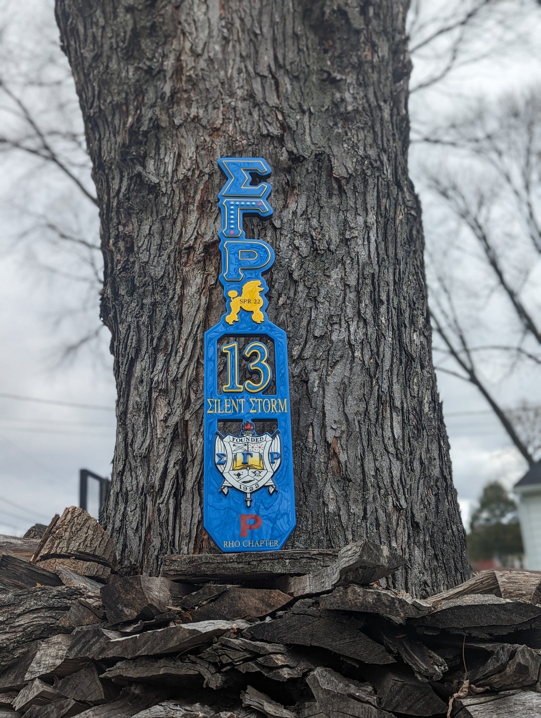 Sigma Gamma Rho Sorority Custom Greek Paddle - Etsy