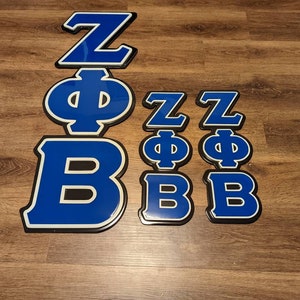 Zeta Phi Beta Letters - Etsy