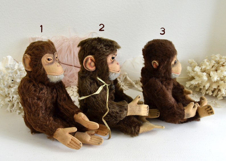 Vintage ONE Stuffed Monkey Collectible Monkeys Steiff Monkey | Etsy