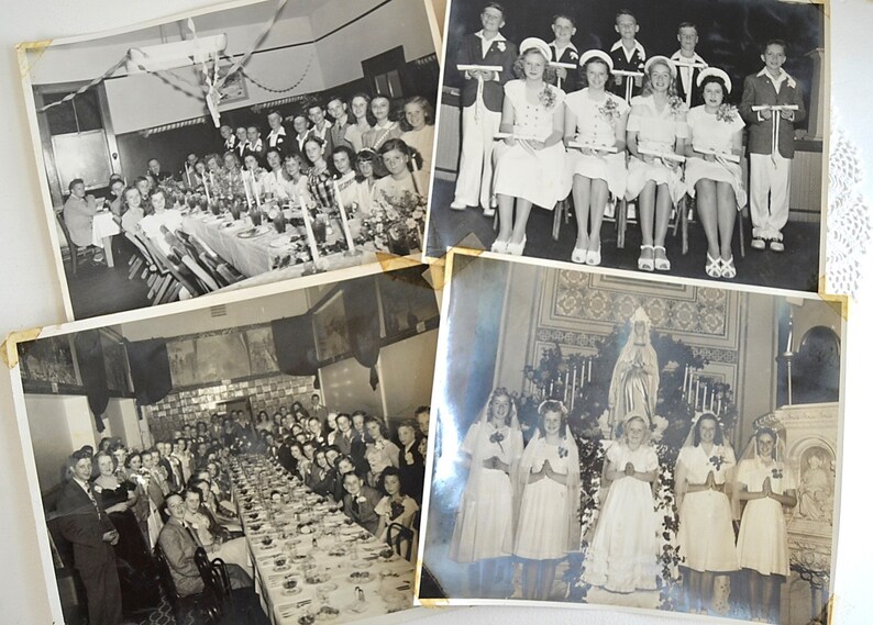Vintage FOUR Large 1947 Photos Vintage Graduation Photographs Hot ...