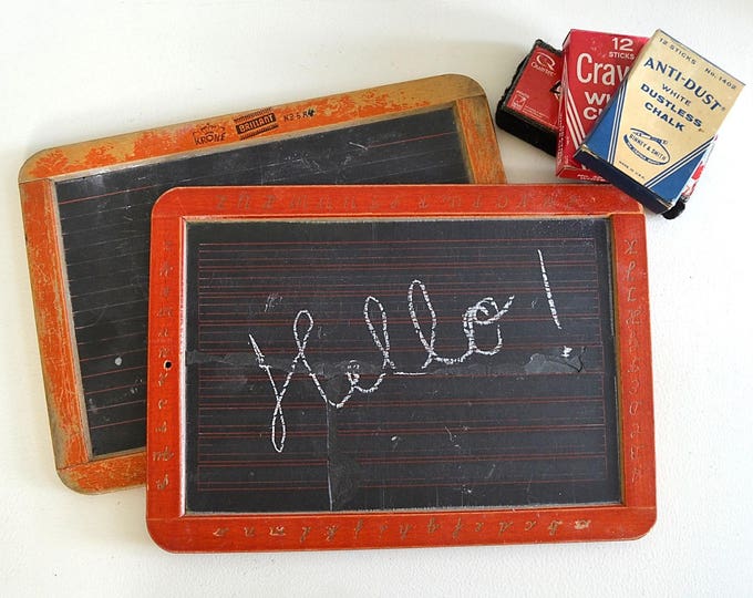 Vintage Chalkboards School Chalk Boards Small Chalk Boxes Chalkboard ...