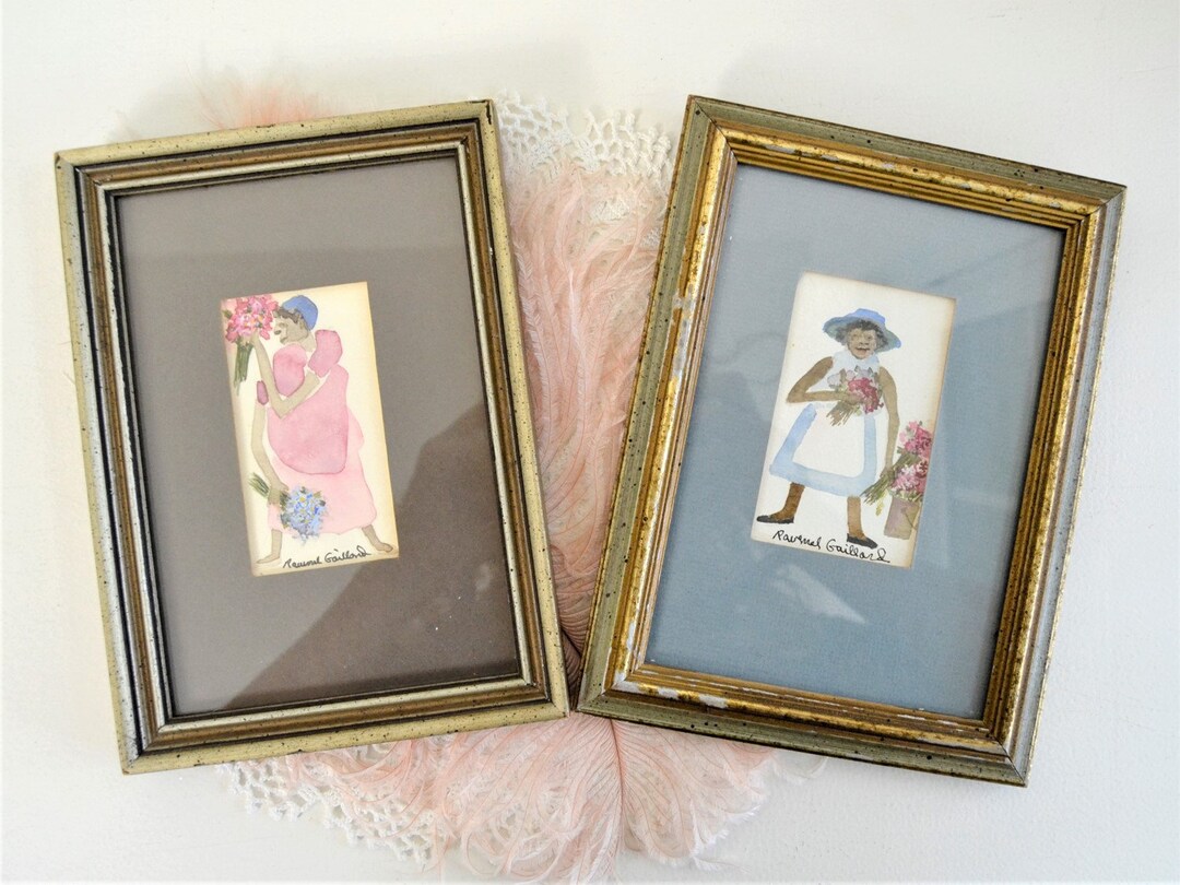 Vintage TWO Samuel Ravenel Gaillard Framed Art Pictures - Etsy UK