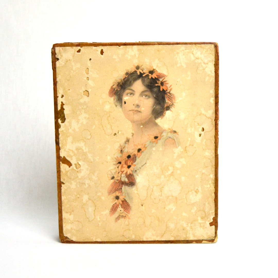 Vintage Candy Chocolates Box, Victorian Cardboard Candly Container - Etsy