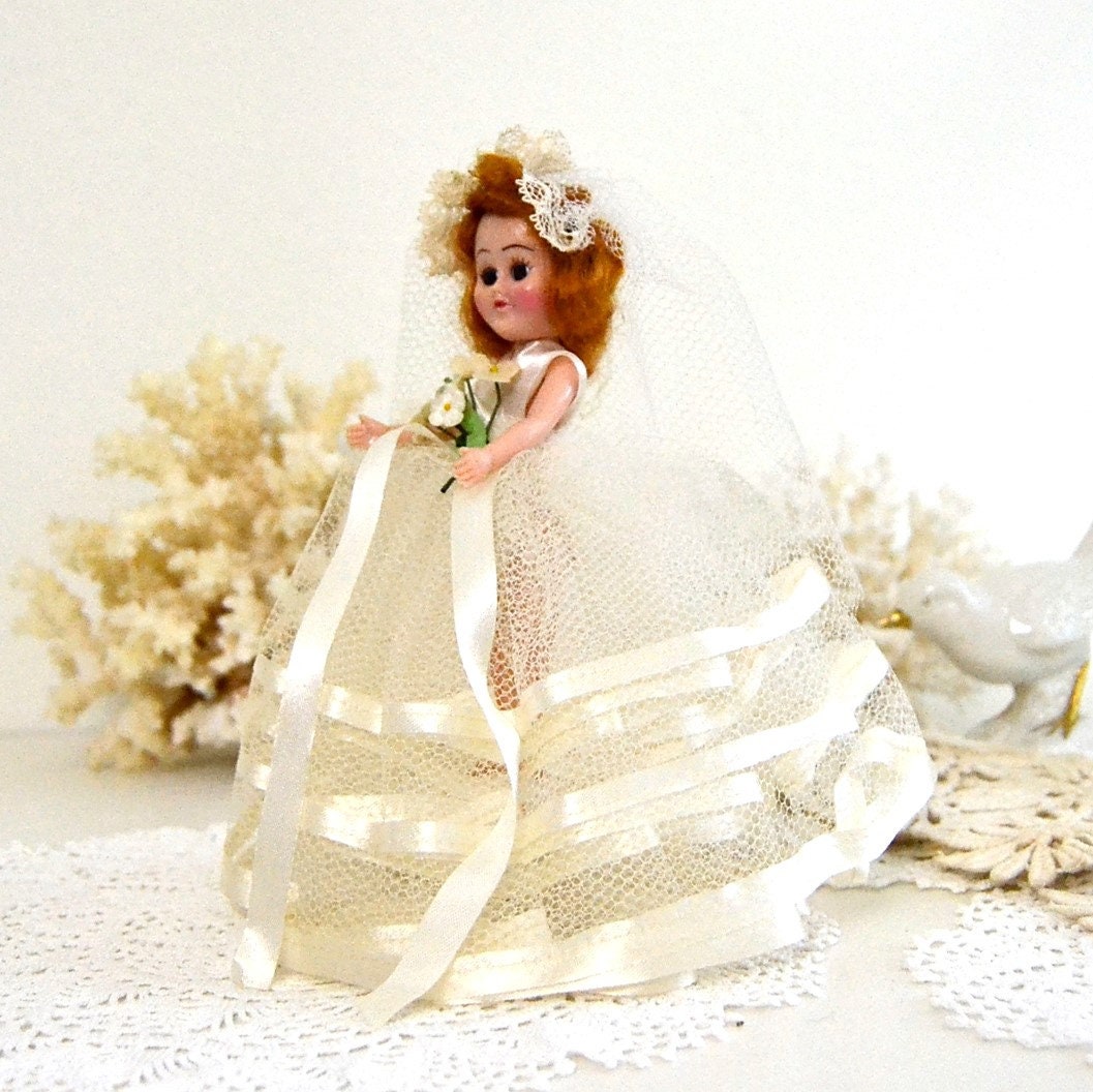 Vintage bridal doll collectible bride doll vintage small | Etsy