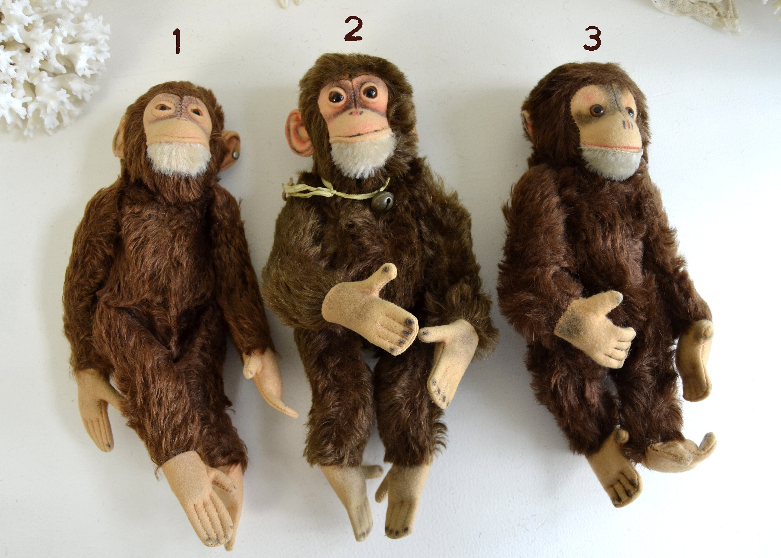 Vintage ONE Stuffed Monkey Collectible Monkeys Steiff Monkey | Etsy