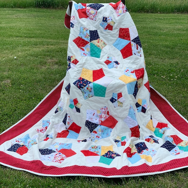 Primary Colors Quilt - Etsy