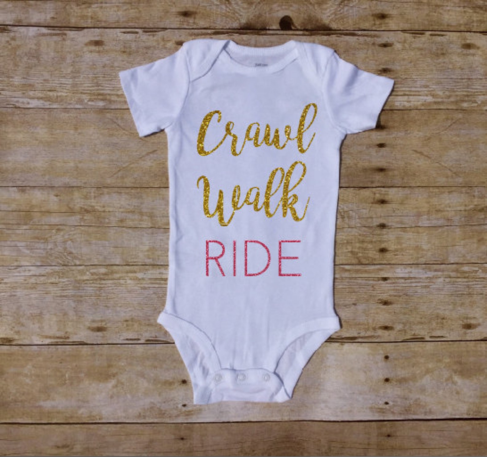 Crawl Walk Ride Horseback Equestrian Baby Equestrian Mom | Etsy