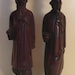 Vintage Korean Hand Carved Wooden Mamasan & Papasan Figurines - Vintage ...