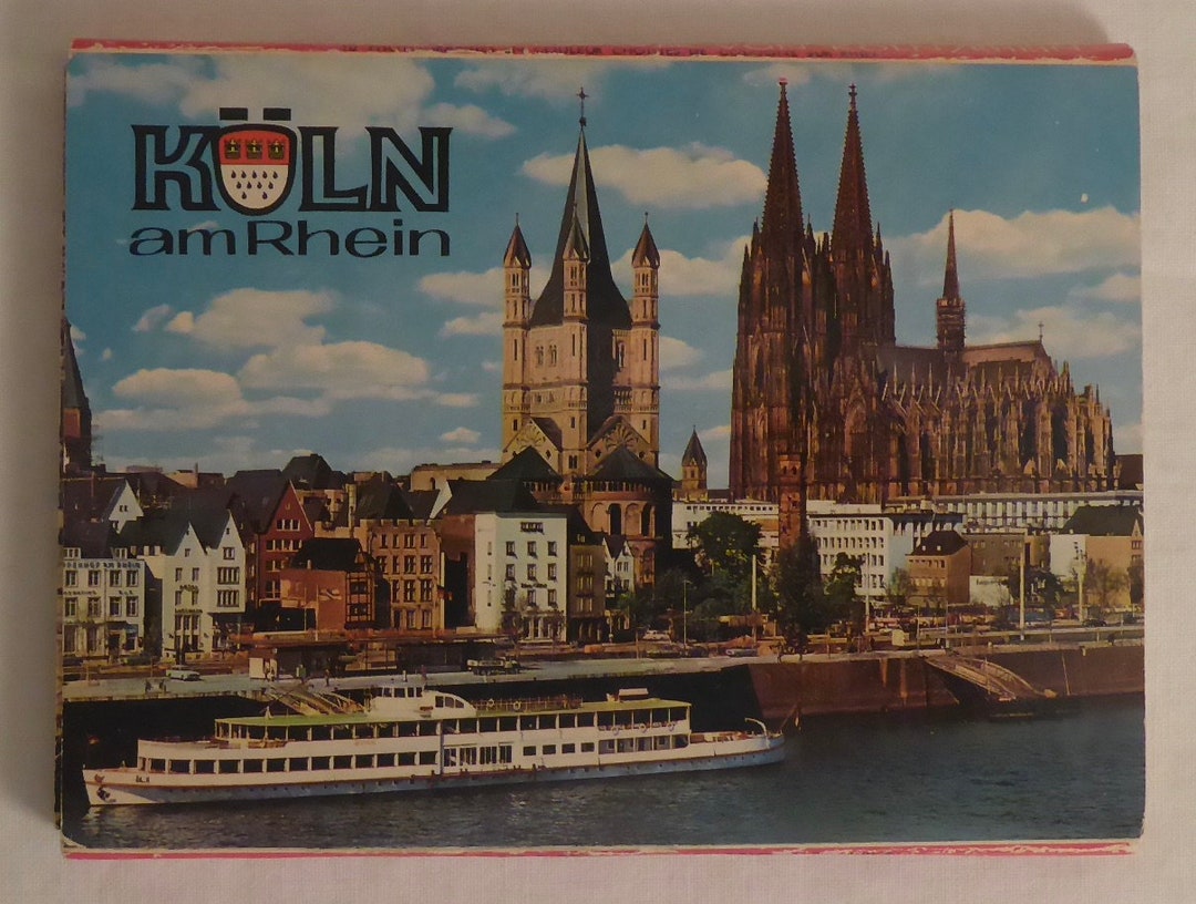 Vintage Koln Am Rhein Germany Fold Out Post Cards - Vintage Cologne on ...