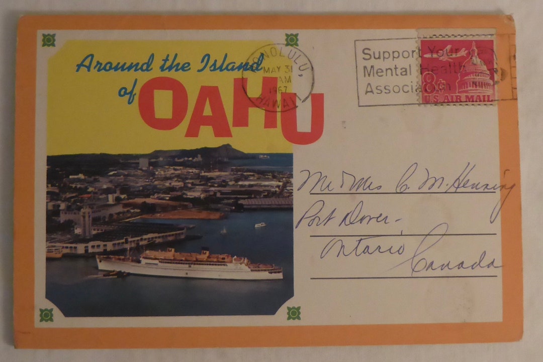 Vintage Souvenir of Oahu Island Postcard Booklet - Vintage Around the ...