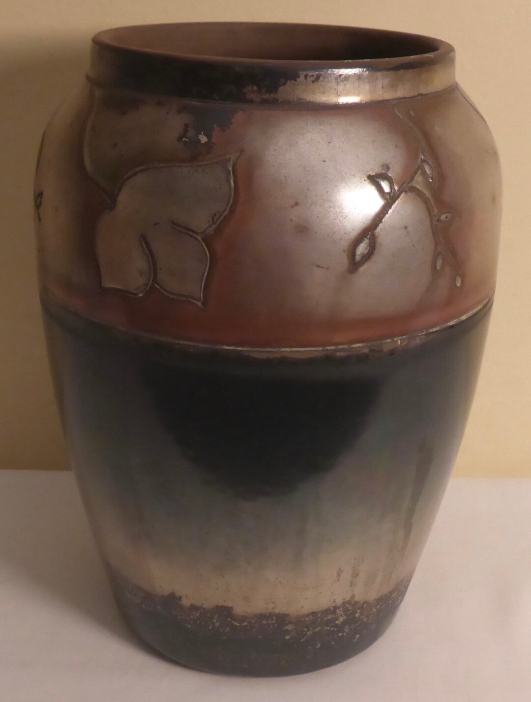 Signed Unique Burton Ceramica Patagonia Argentina Raku Art Pottery Vase ...