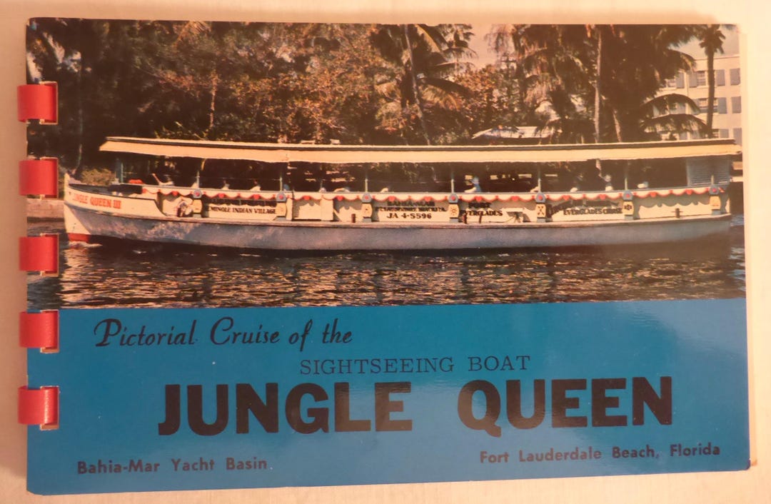 1960's Pictorial Cruise of the Sightseeing Boat Jungle Queen Bahia-mar ...