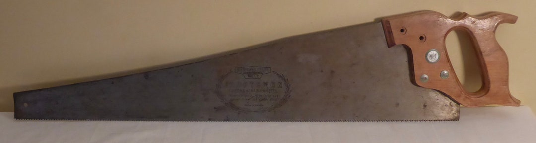 Vintage Simpson-sears Craftsman Hand Saw Made in Canada With Warranted ...