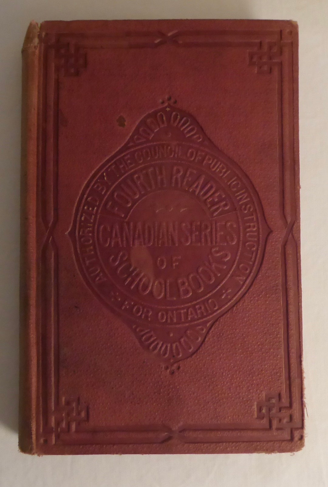 1867 Copy of the Fourth Book of Reading Lessons: Canadian Series of ...