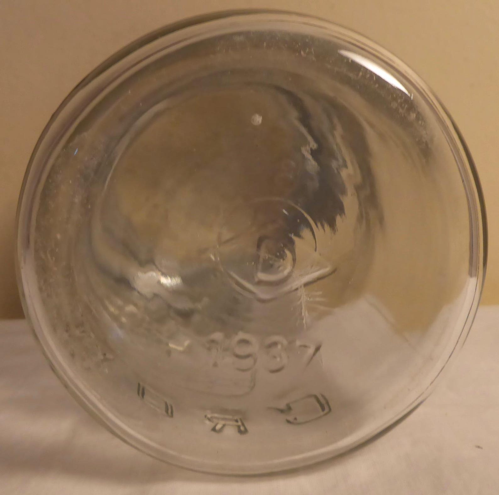 Vintage 1937 Crown 1 Pint Canning Jar Made in Canada - 1937 Dominion ...
