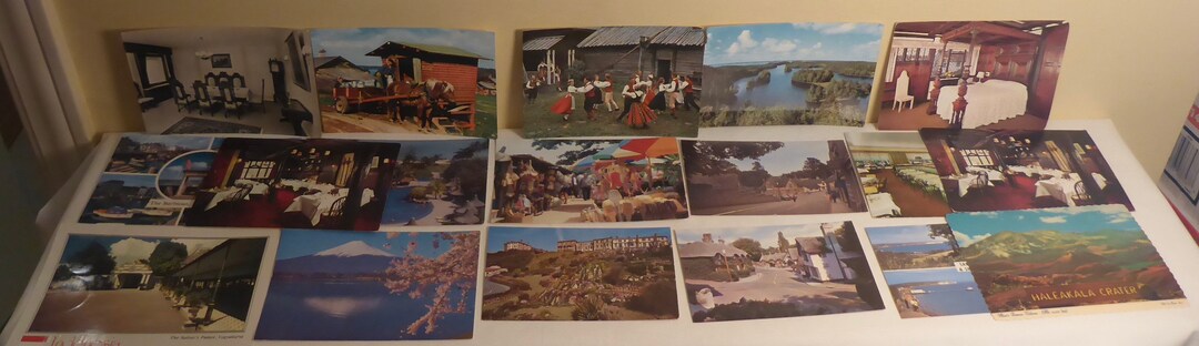 Lot of Vintage International Post Cards - 18 Vintage International Post ...
