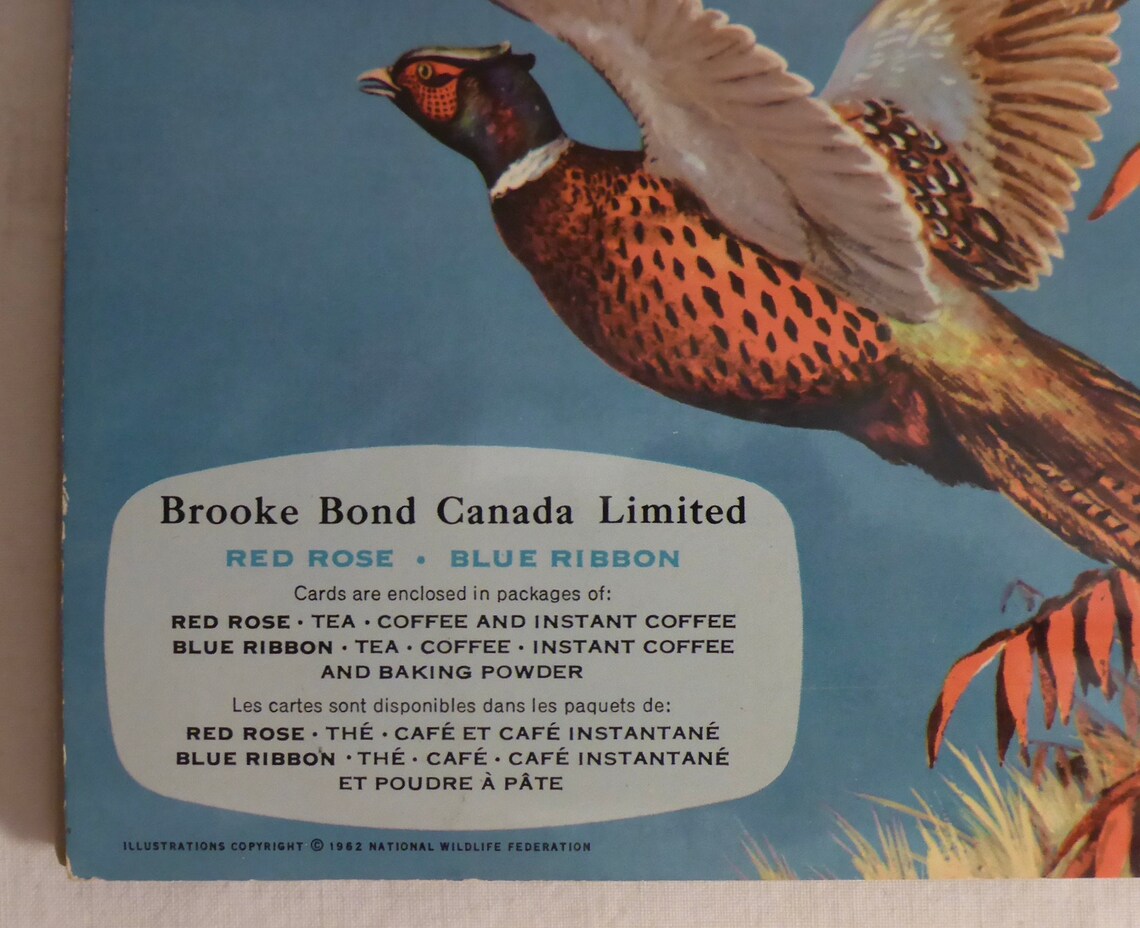 1962 Brooke Bond Canada Limited Red Rose Tea Complete Set of Birds of ...