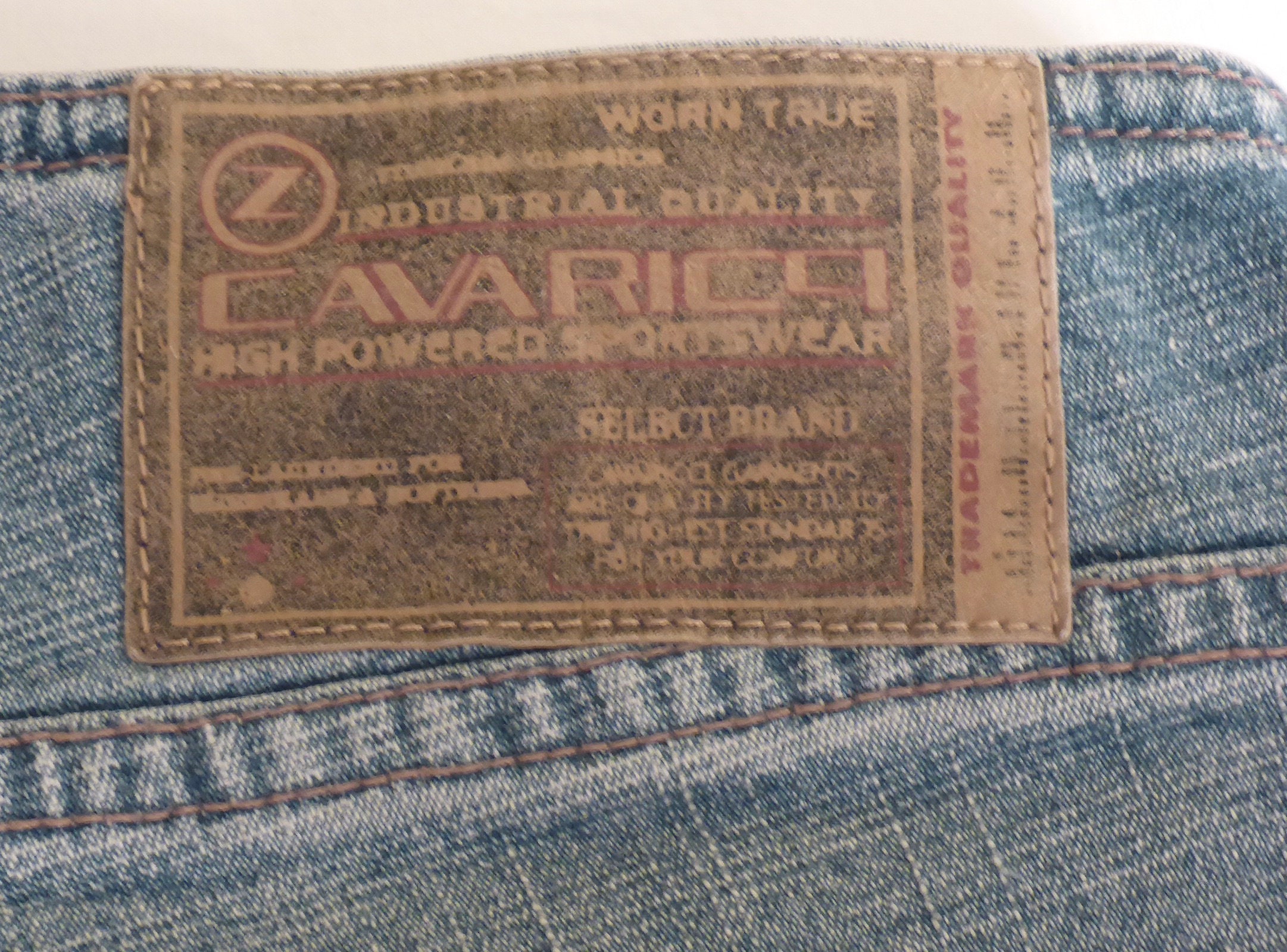 Vintage Z. Cavaricci Low Rise Flared Embroidered Jeans Size - Etsy