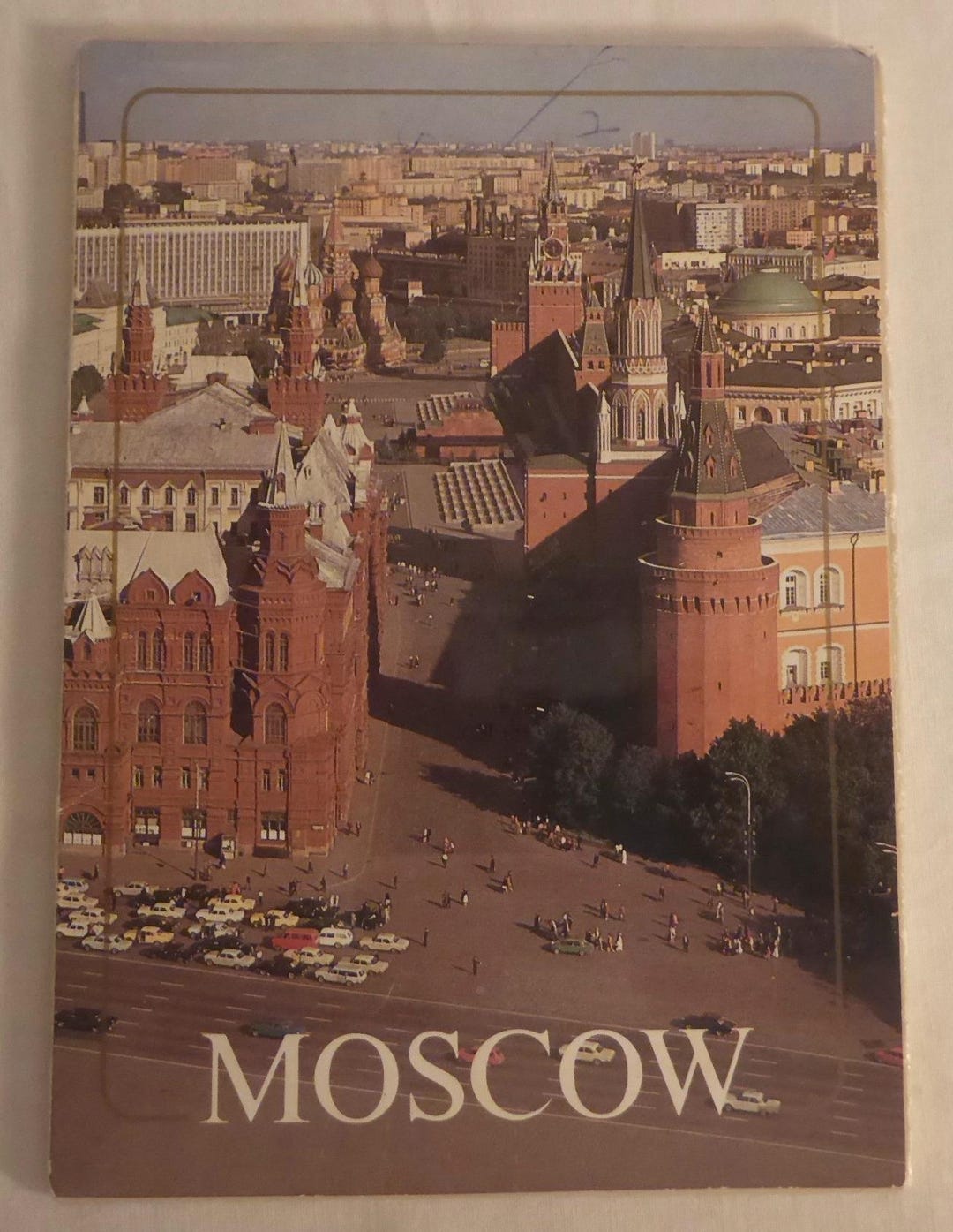 Vintage Moscow Post Cards - 9 Vintage Moscow Postcards - Souvenir ...