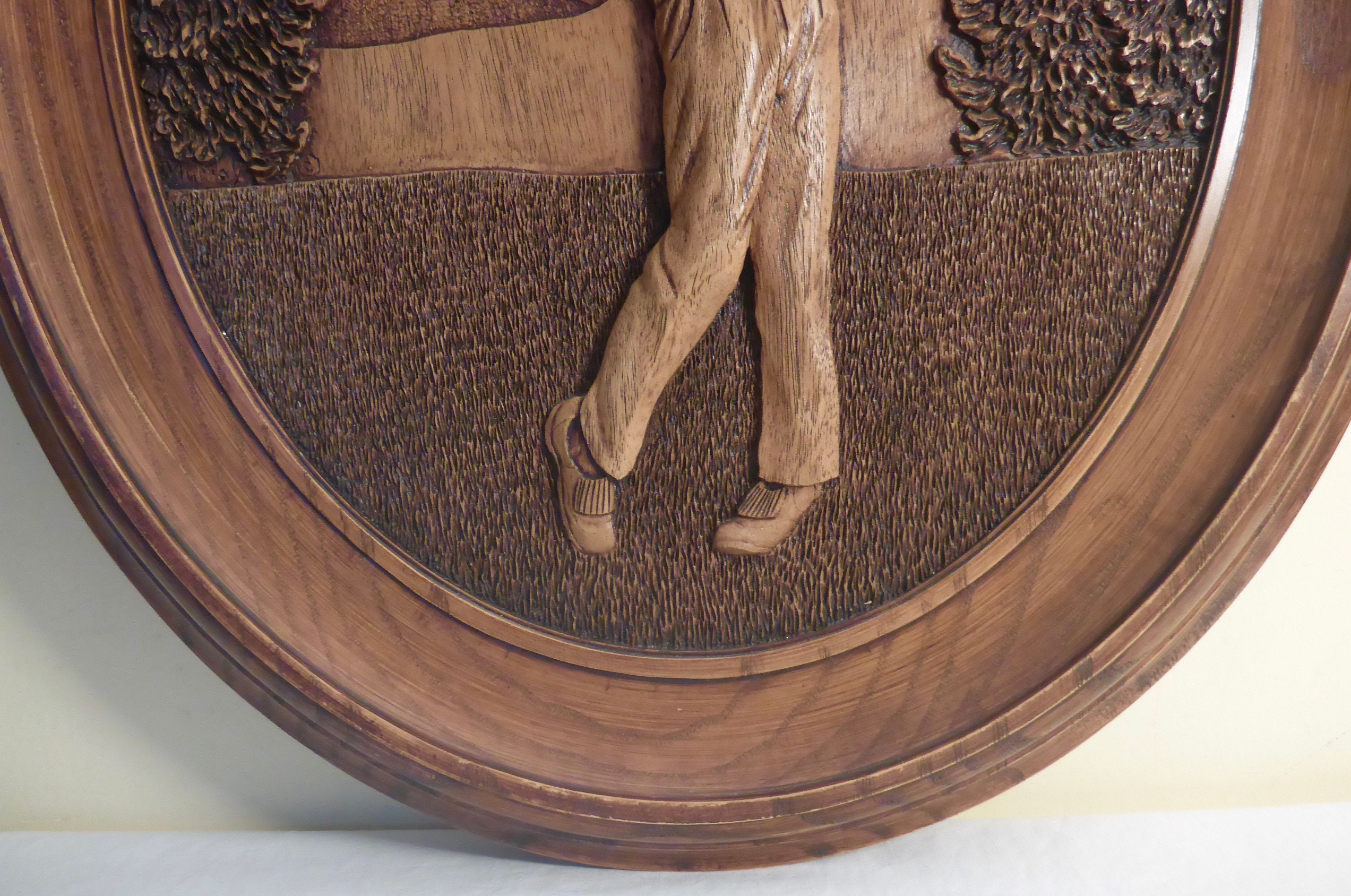 Limited Edition Kim Murray Creative Carvings Inc. Golfer with | Etsy