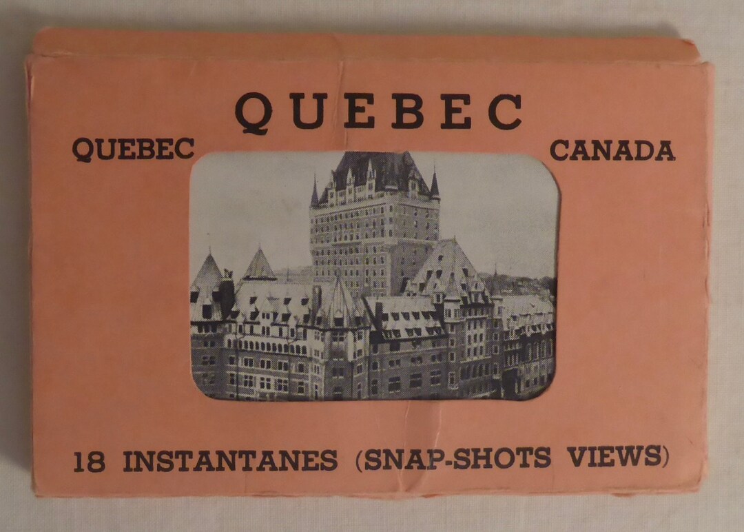 18 Vintage Quebec Canada Miniature Post Cards - Vintage Quebec Canada ...