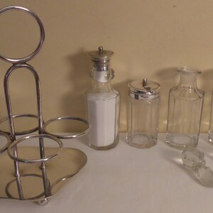 Vintage Silver Plated Condiment Caddy E.G. Plato P.N.S. Made in England ...