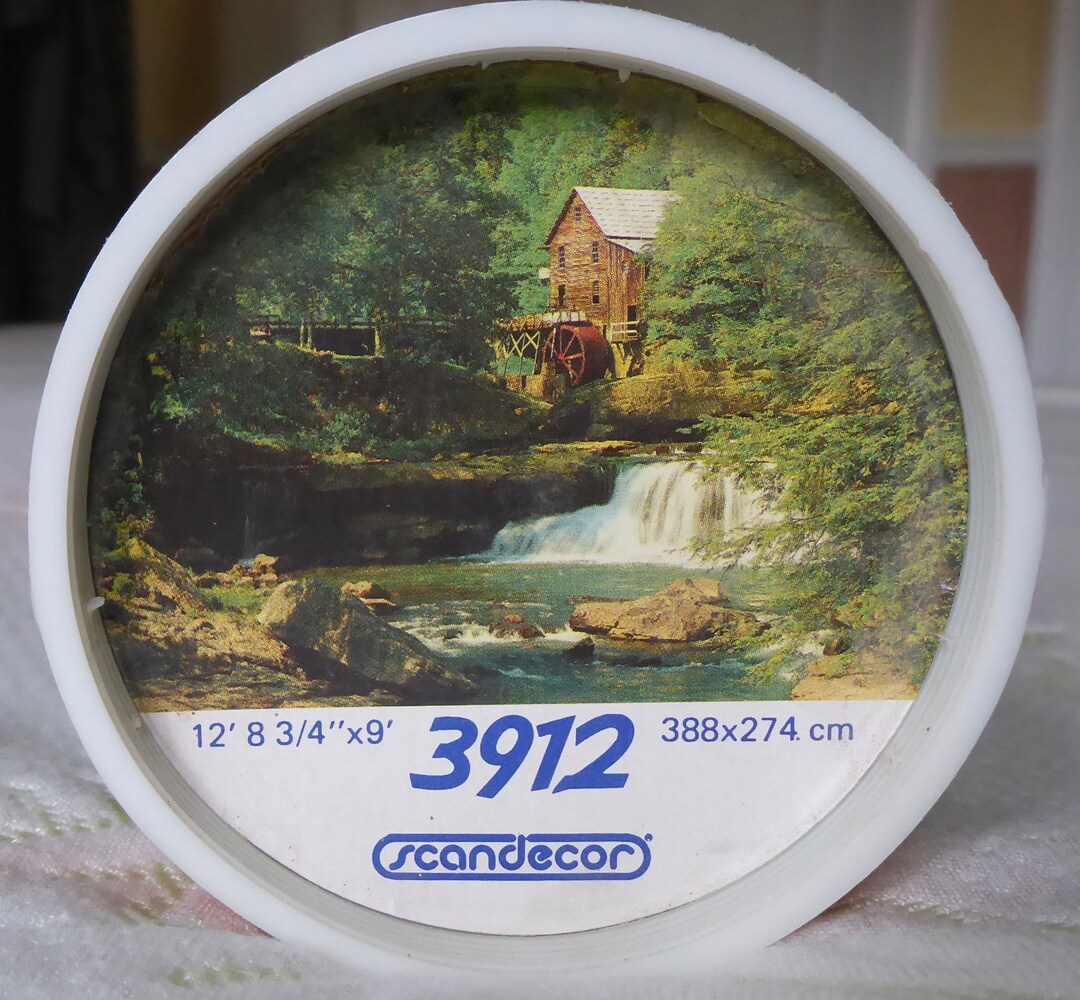 Vintage Old Mill Scene Scandecor Wall Mural Printed in Germany - MCM ...