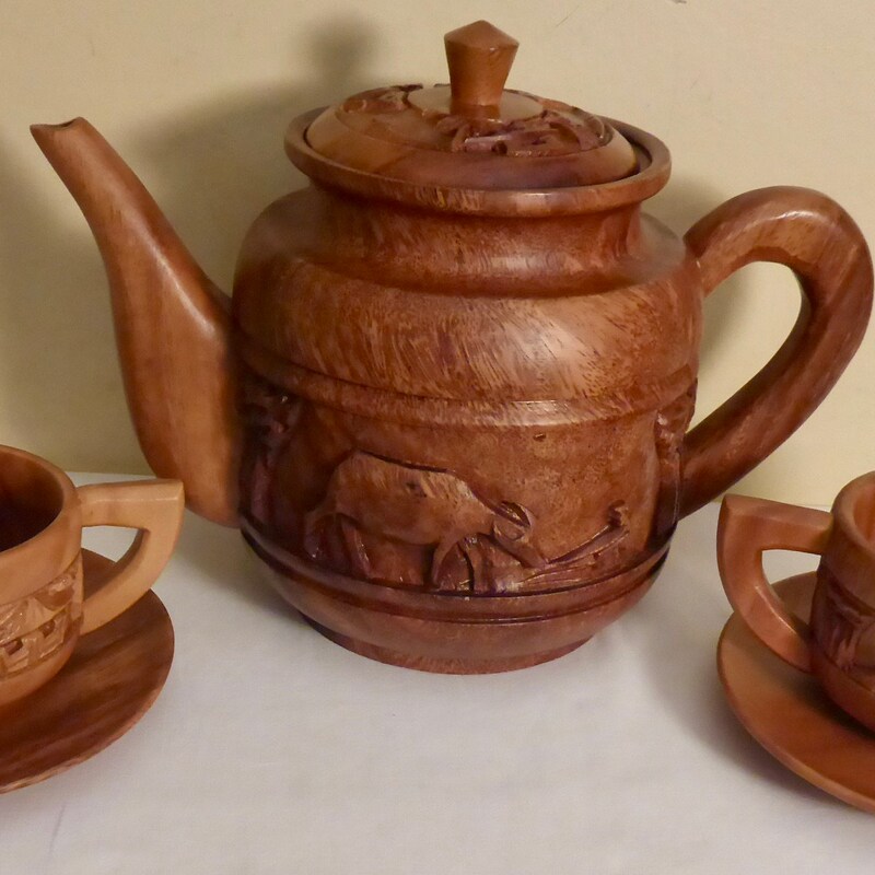 Wooden Teapot - Etsy