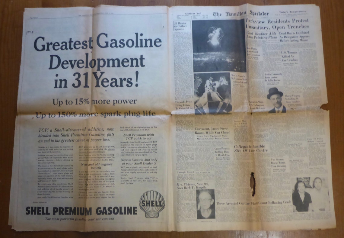 Lot of Vintage 1953 Queen Elizabeth II Newspapers - Queen Elizabeth II ...