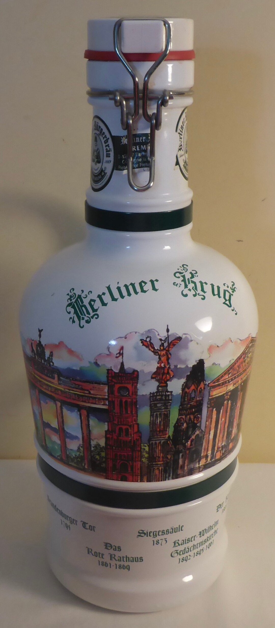 Large 2L German Berliner Burgerbrau Krug Beer Growler From - Etsy