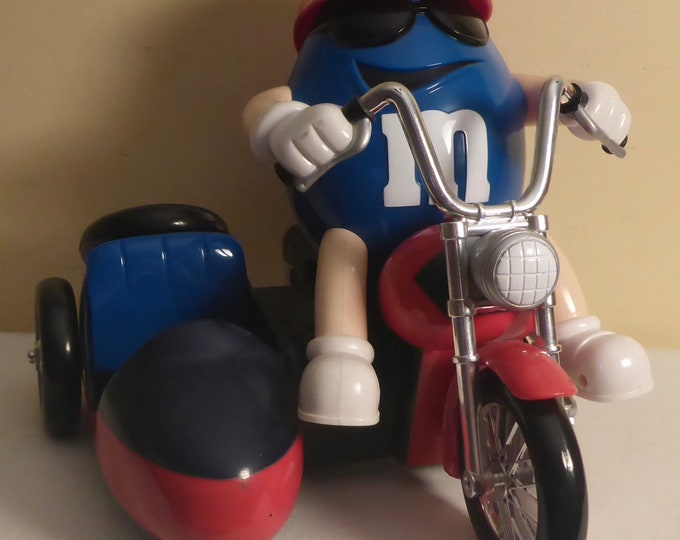 Vintage M & M Freedom Rider Motorcycle and Sidecar Candy Dispenser ...