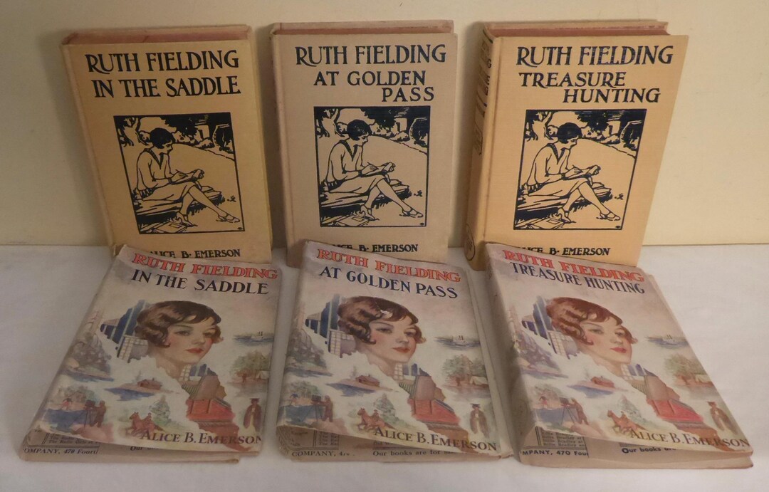 3 Antique Ruth Fielding Books by Alice B. Emerson Published by Cupples ...