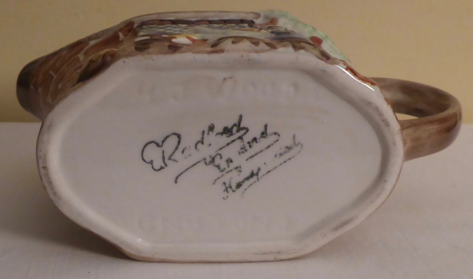 Vintage H. J. Wood Pottery England Edward Radford Handpainted | Etsy