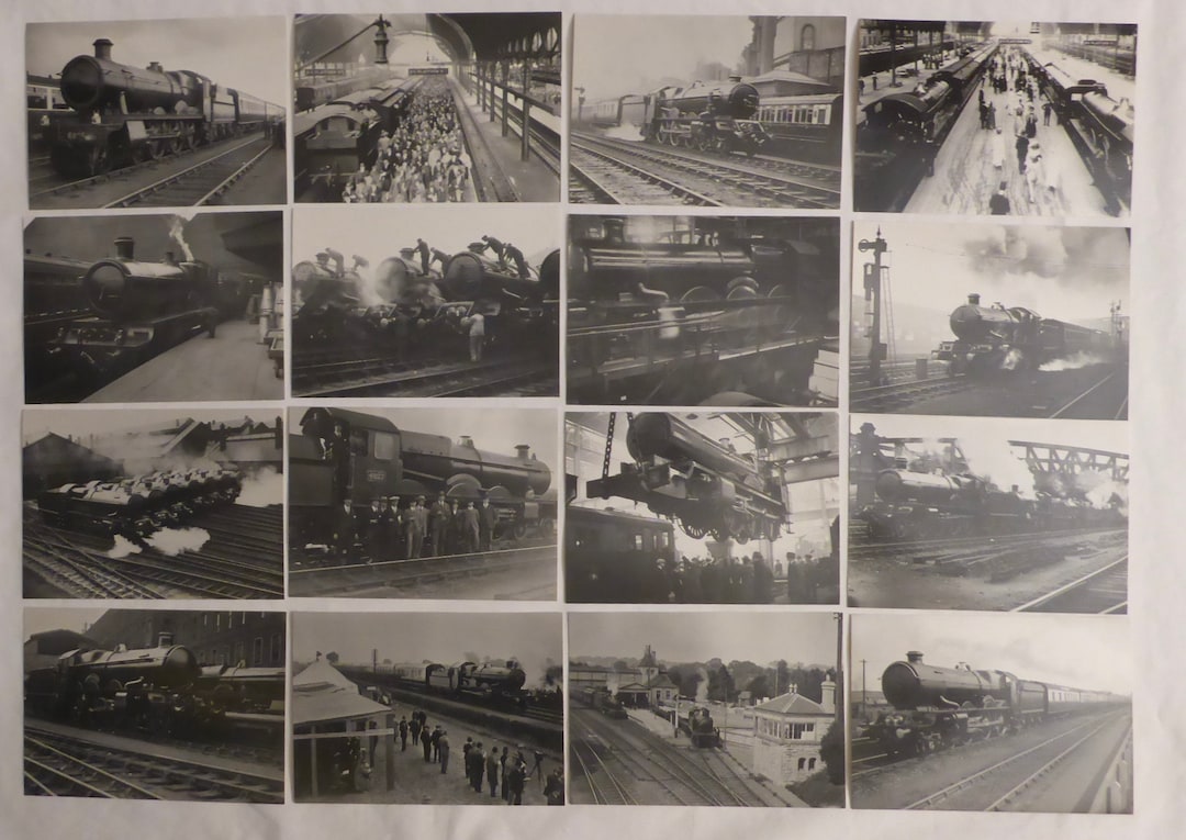 Set of 16 BBC Hulton Picture Library Vintage Great Western Railway ...