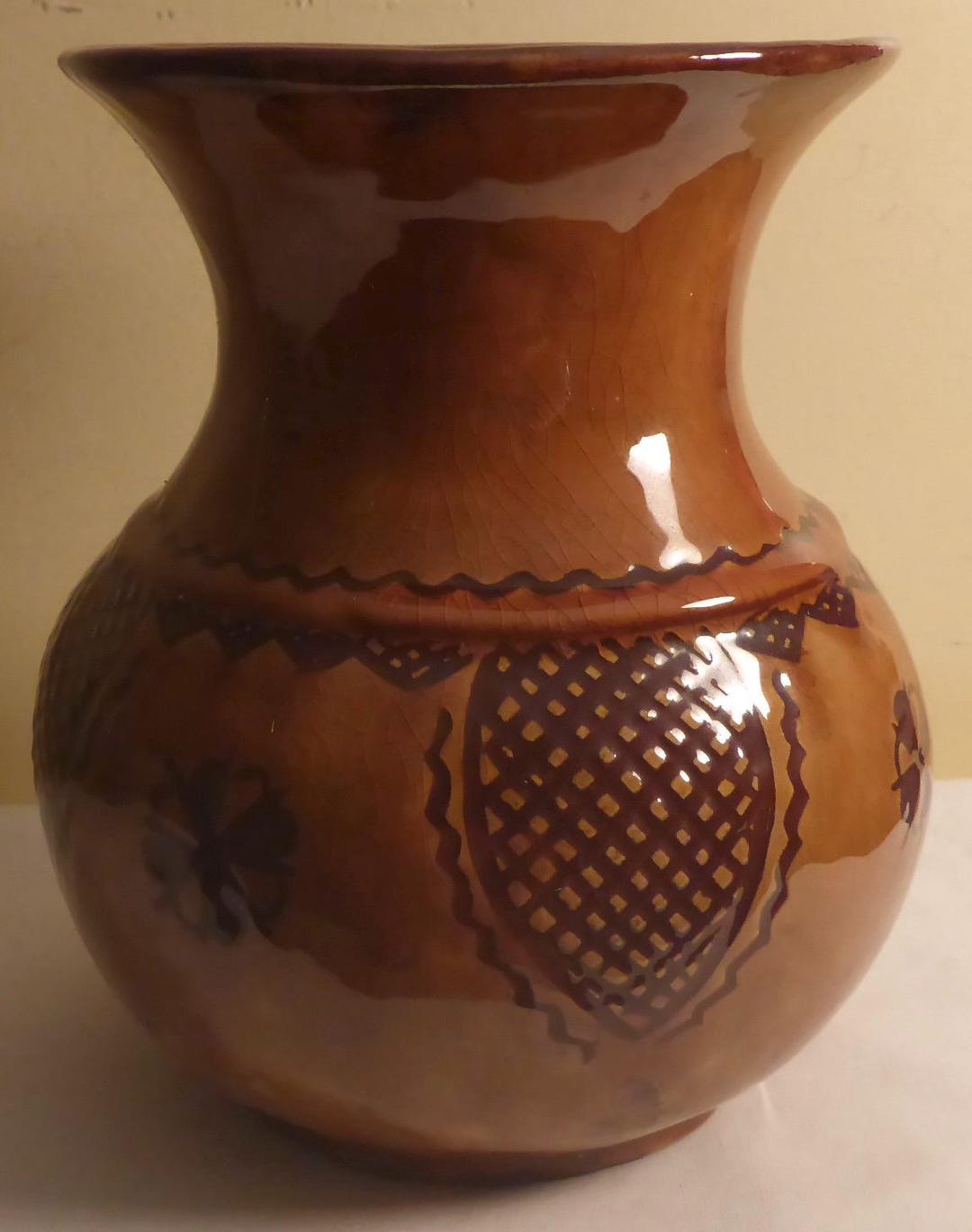 Vintage Signed Hand Decorated Canadian Art Pottery Vase - Vintage ...