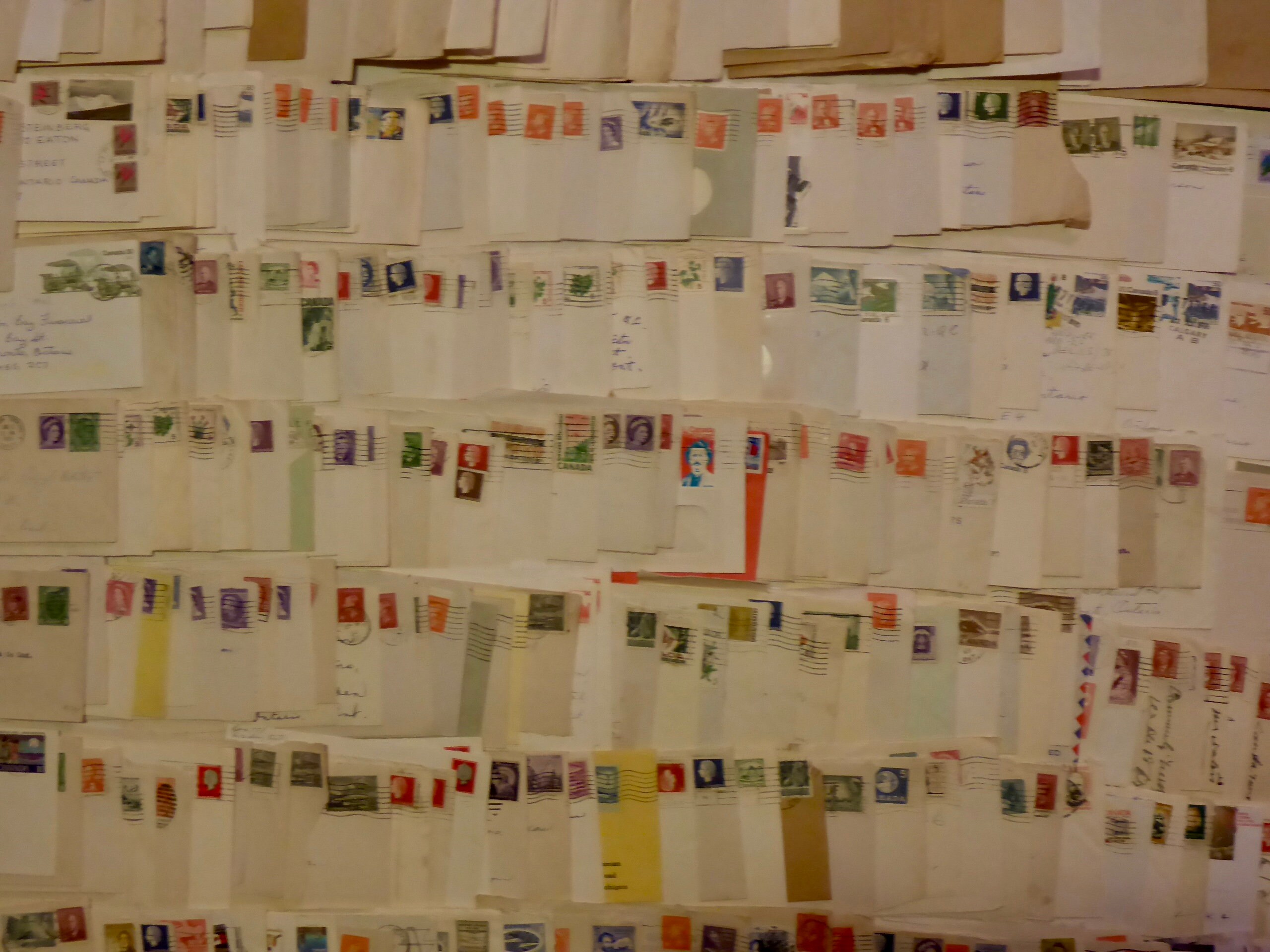 Large Lot of Vintage Canadian Post Marked Stamps on Envelopes | Etsy