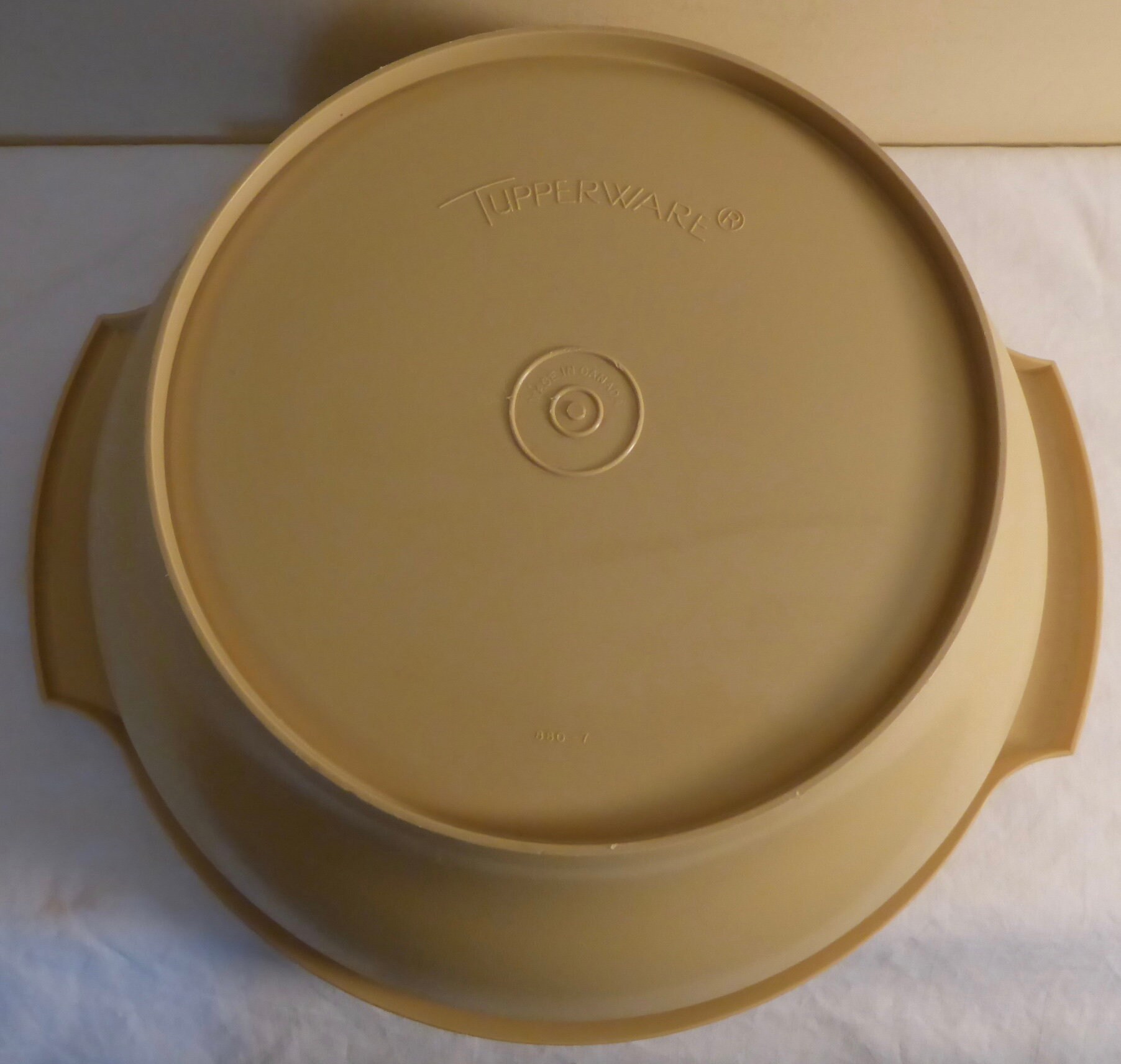 Vintage 1970's Gold Tupperware Salad Set Vintage | Etsy