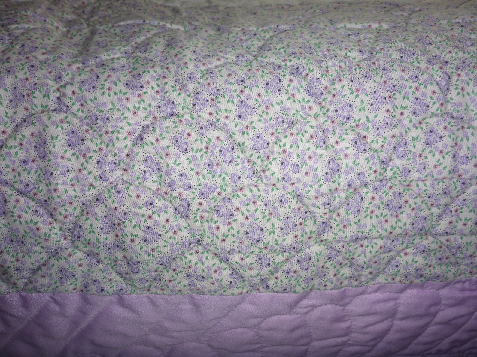 Hand Quilted Little Dutch Girl Quilt - 84" X 80" - Hand Made Sun Bonnet ...
