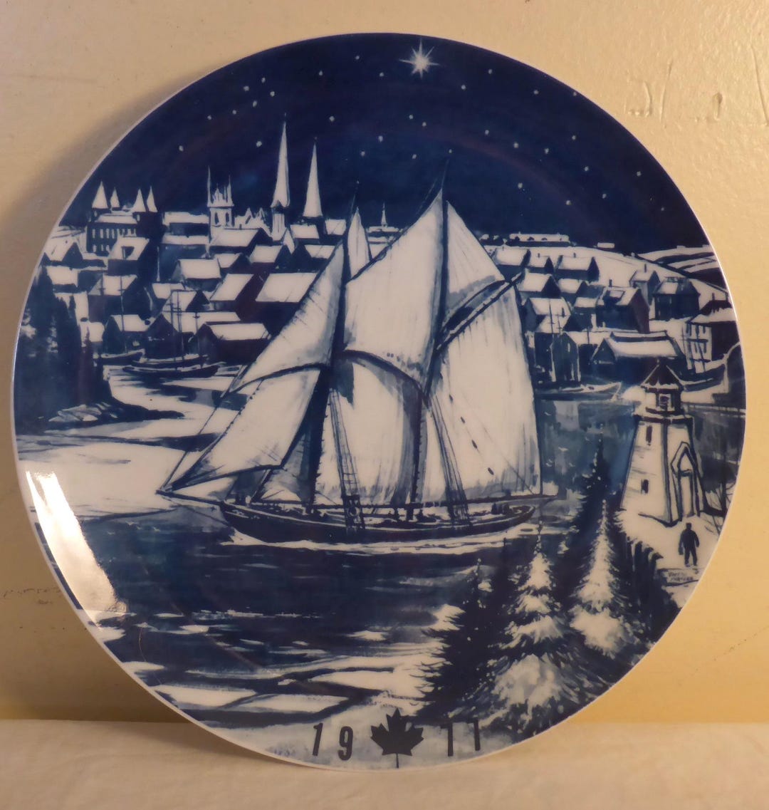 1977 the Bluenose of Lunenburg Nova Scotia Decorative Hutshenreuther ...
