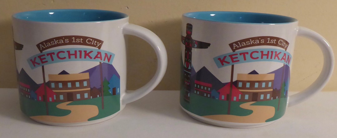 2 Souvenir of Ketchikan Alaska's 1st City Coffee Mugs - Ketchikan ...