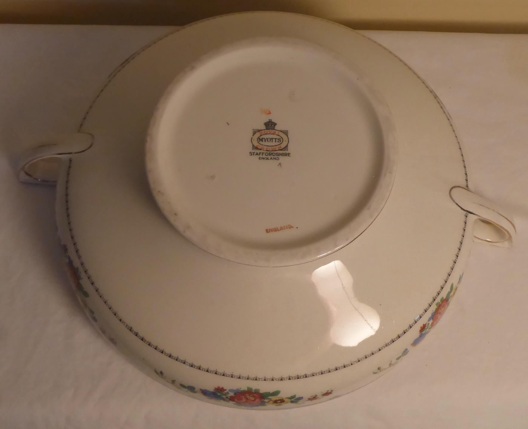 Rare Antique Art Deco 1930's Myotts Royal Crown Staffordshire England ...