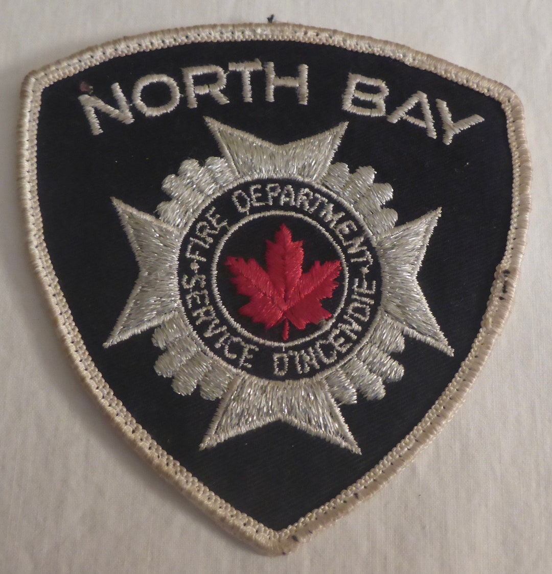 Vintage North Bay Fire Department Patch North Bay Fire Department ...
