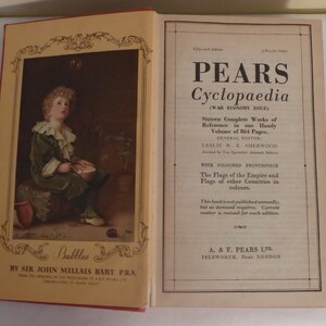 Pears Cyclopaedia 56th Edition War Economy Issue A. F. Pears Ltd ...