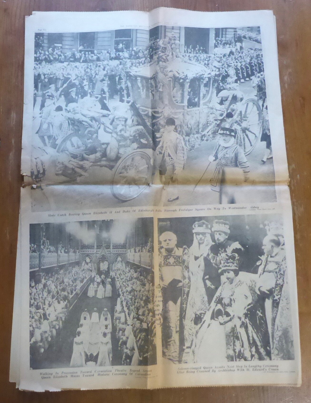 Lot of Vintage 1953 Queen Elizabeth II Newspapers - Queen Elizabeth II ...