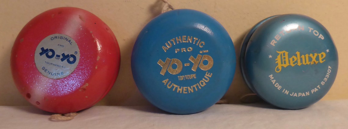 3 Vintage Yo-yos Vintage Original Pro Top Yo-yo Vintage - Etsy Canada