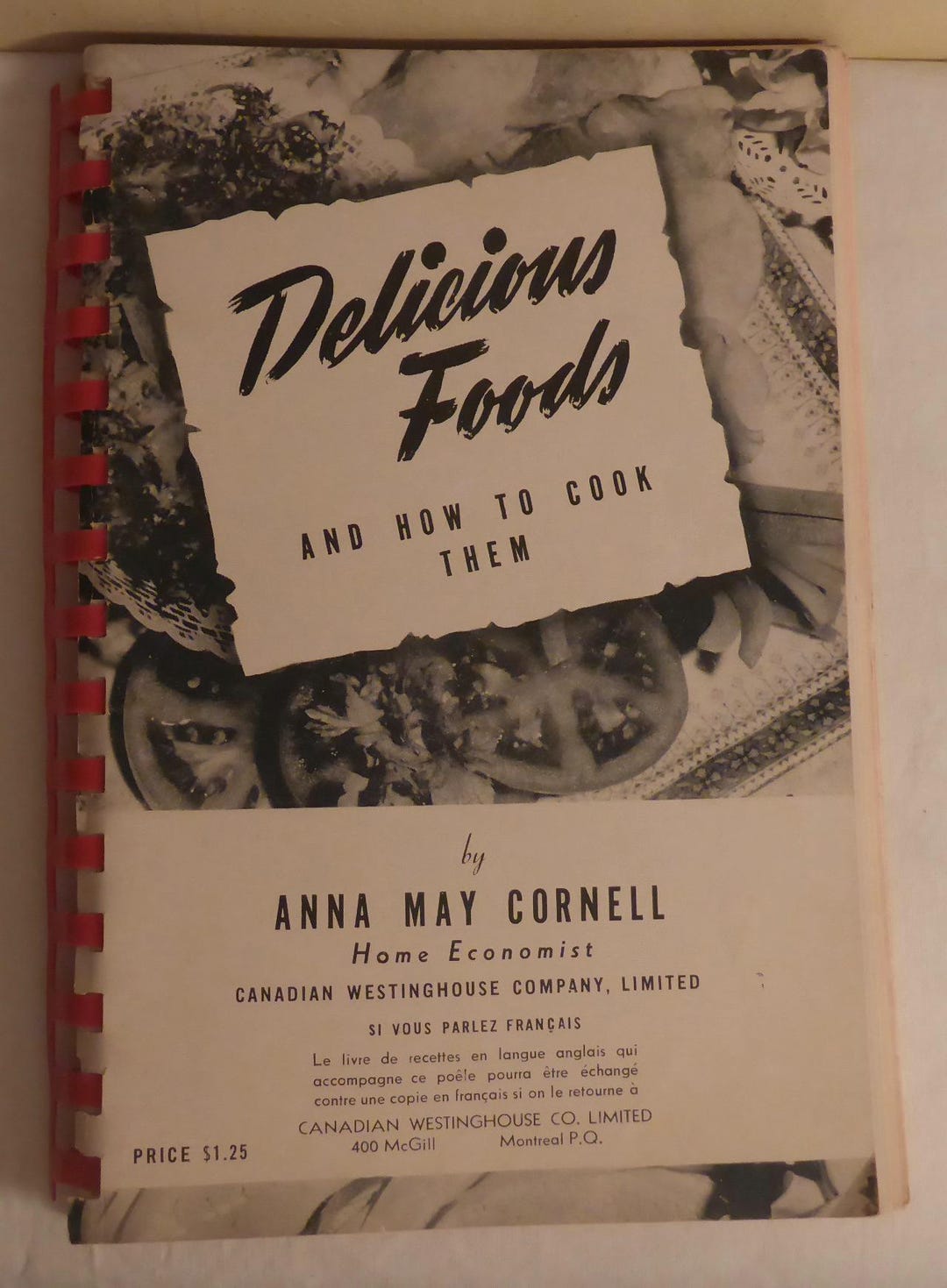 1940'a Electric Cookery by Westinghouse Cookbook Delicious Foods and ...