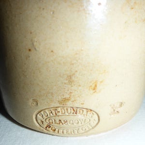 Antique Glazed Stoneware Port-dundas Glasgow Pottery Coy. Blacking ...