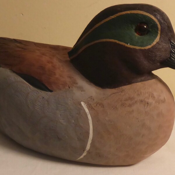 Carved Wood Duck - Etsy