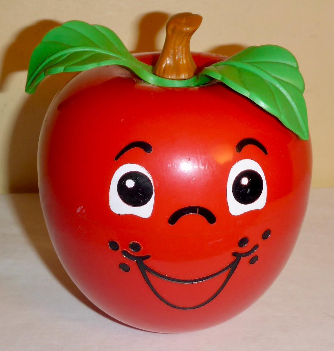 Vintage 1972 Fisher Price Happy Apple Toy - 1972 Happy Apple by Fisher ...